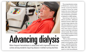 On-Site Home Hemodialysis: Skilled Nursing Facilities
